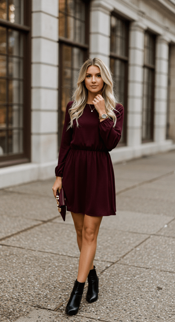 14 Stunning Dark Red Dresses for Every Occasion - DIGIDIA