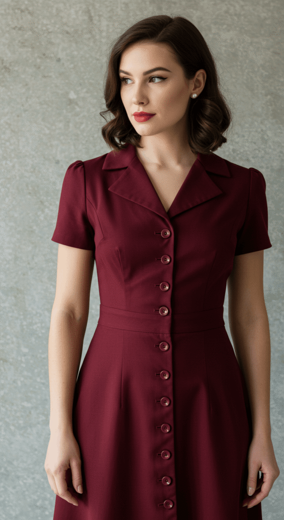 14 Stunning Dark Red Dresses for Every Occasion - DIGIDIA